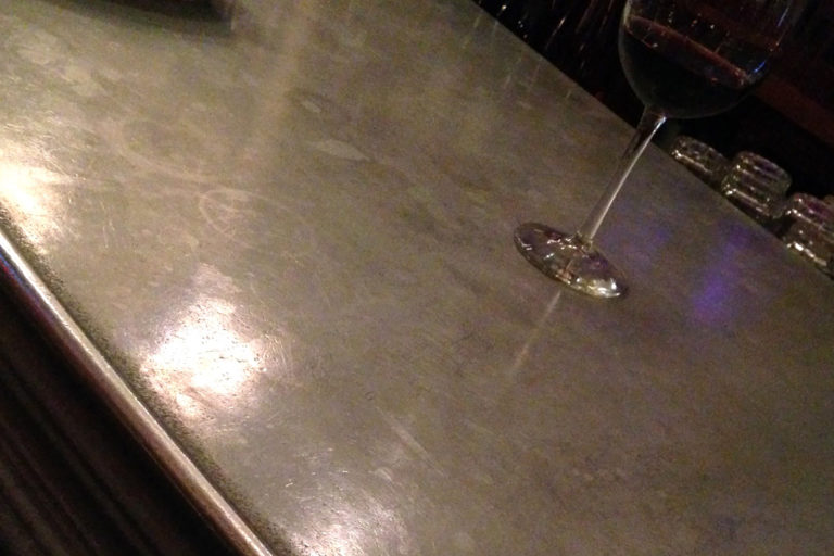 Custom Zinc and Pewter Countertops - La Bastille