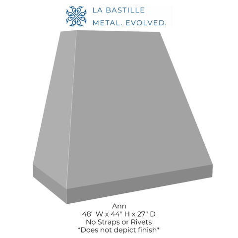 Ann Zinc Range Hood - Custom Range Hoods - La Bastille