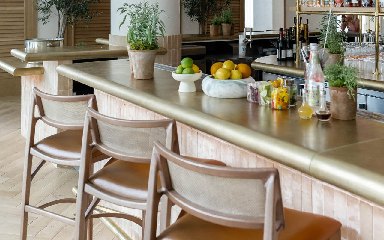 Custom Brass Countertops | Brass Bar Tops | La Bastille
