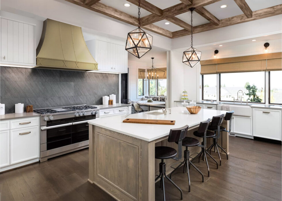 The Scoop on Modern Brass Kitchen Hoods - La Bastille
